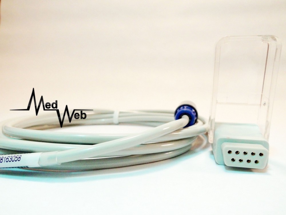 Cablu complet senzor spo2 / pulsoximetru (din 2 buc) pt monitor Mindray ...