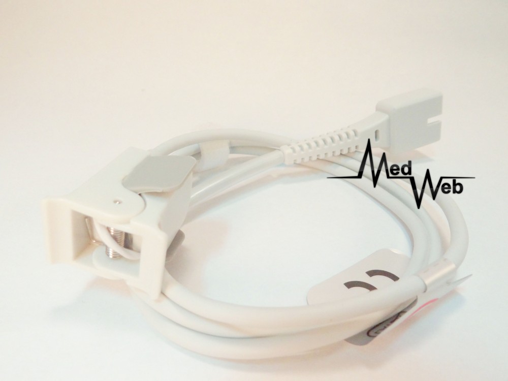 Cablu complet senzor spo2 / pulsoximetru (din 2 buc) pt monitor Mindray ...