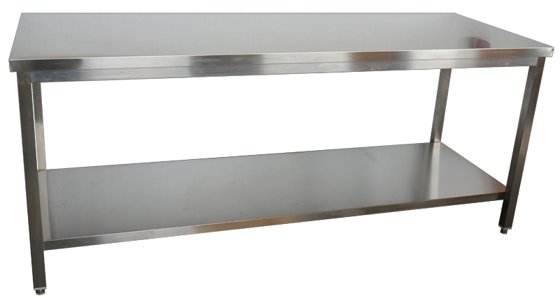 Masa inox centrala cu polita MICP1 | Produse medicale