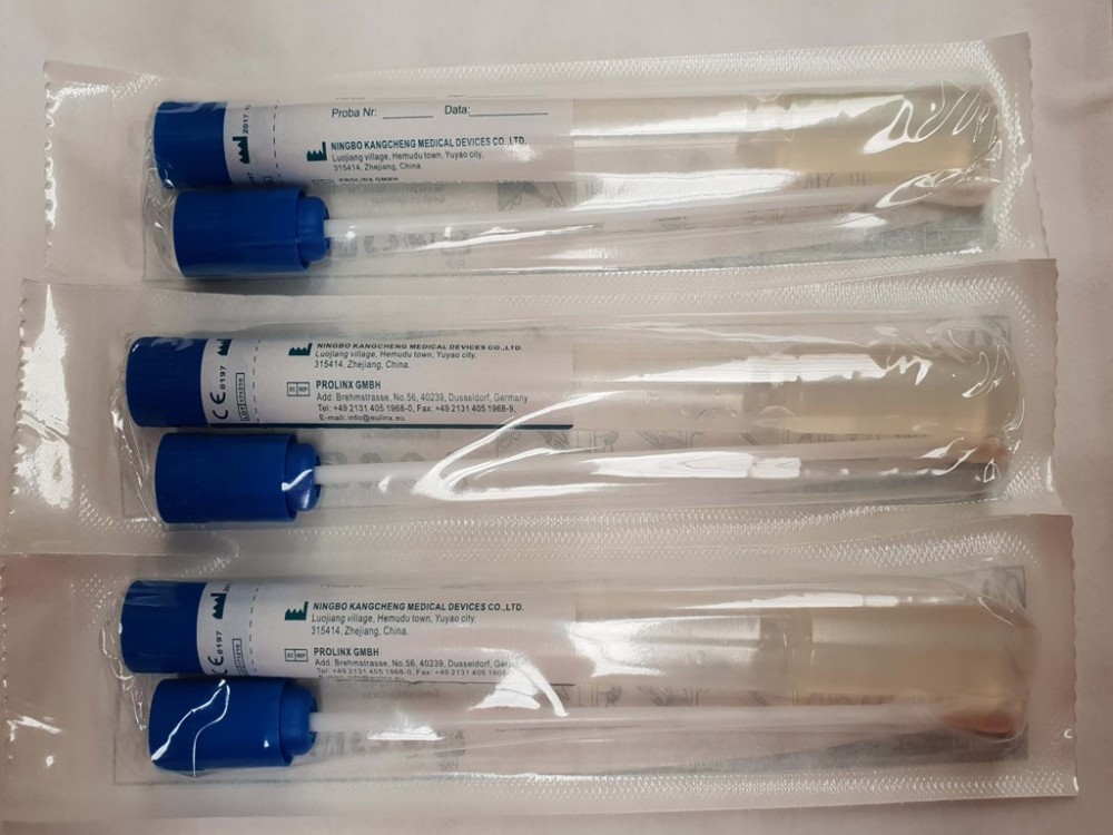 EXUDAT FARINGIAN STERIL IN TUB CU ETICHETA SI MEDIU AMIES *OFERTA ...