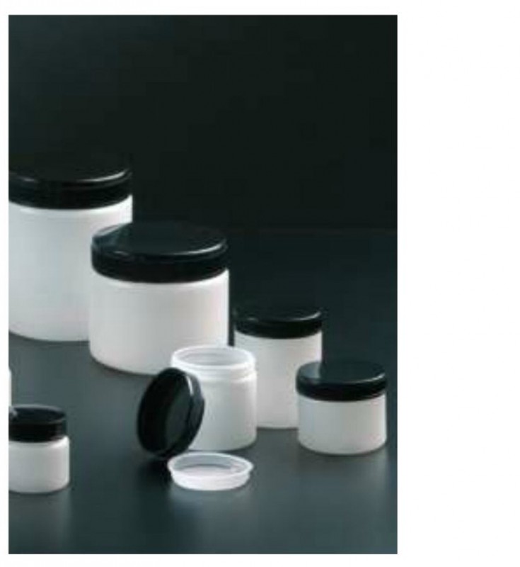 Recipient alb din polietilena cu capac filetat - volum 1000 ml ...