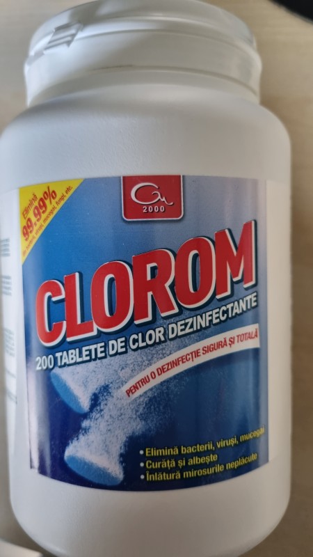 DEZINFECTANT Tablete de CLOROM / Dezinfectant solid clorigen de uz ...