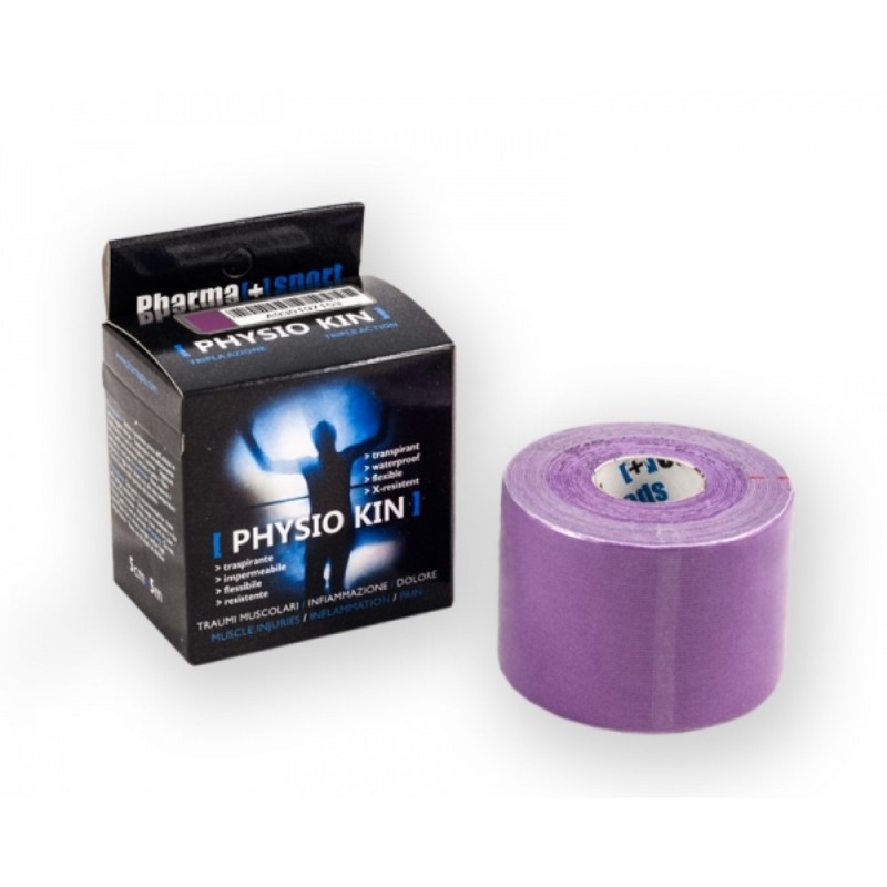 Kinesio tape - Banda Kinesiologica MOV (5 cm x 5m) - PHYSIO KIN - PHARMA [+] | Produse medicale