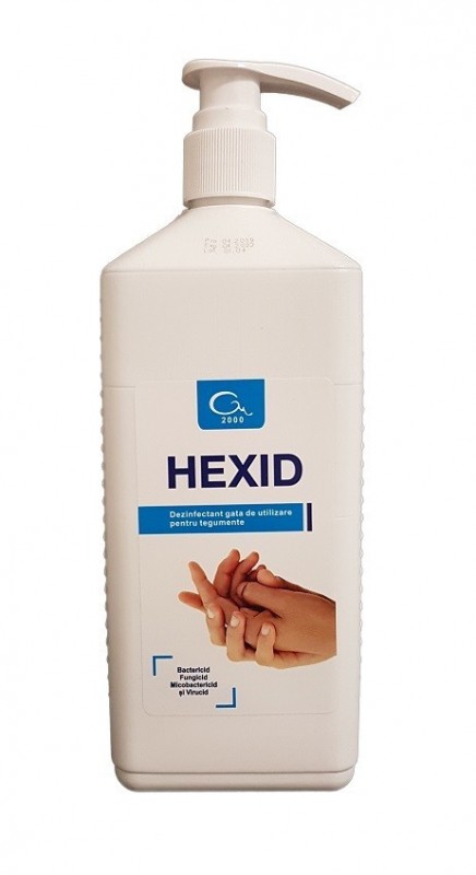 Hexid - Dezinfectant maini si tegumente cu alcool - 1 litru | Produse ...