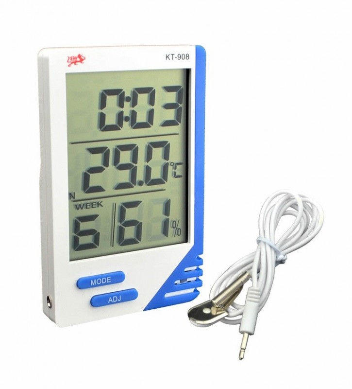 Termohigrometru digital KT-908 cu certificat de etalonare | Produse ...